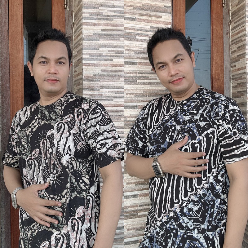 Jual KAOS CAP PARANG/KAOS BATIK CAP | Shopee Indonesia