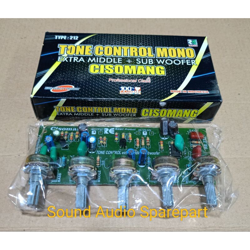 Jual Kit Tone Control Mono Middle Plus Subwoofer CISOMANG | Shopee ...