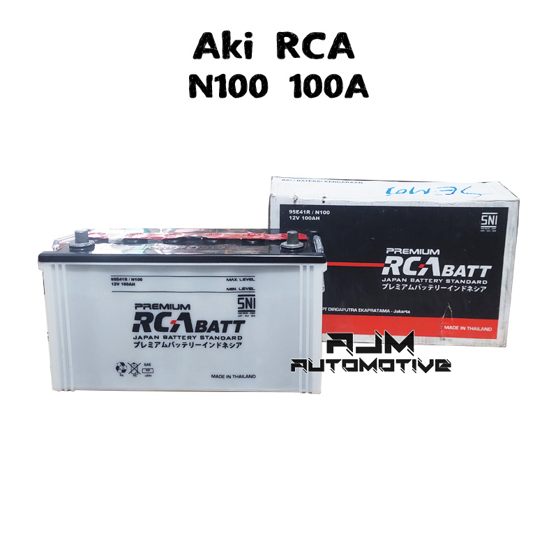 Jual Aki Basah RCA Batt 95E41R-N100 12V 100Ah | Shopee Indonesia