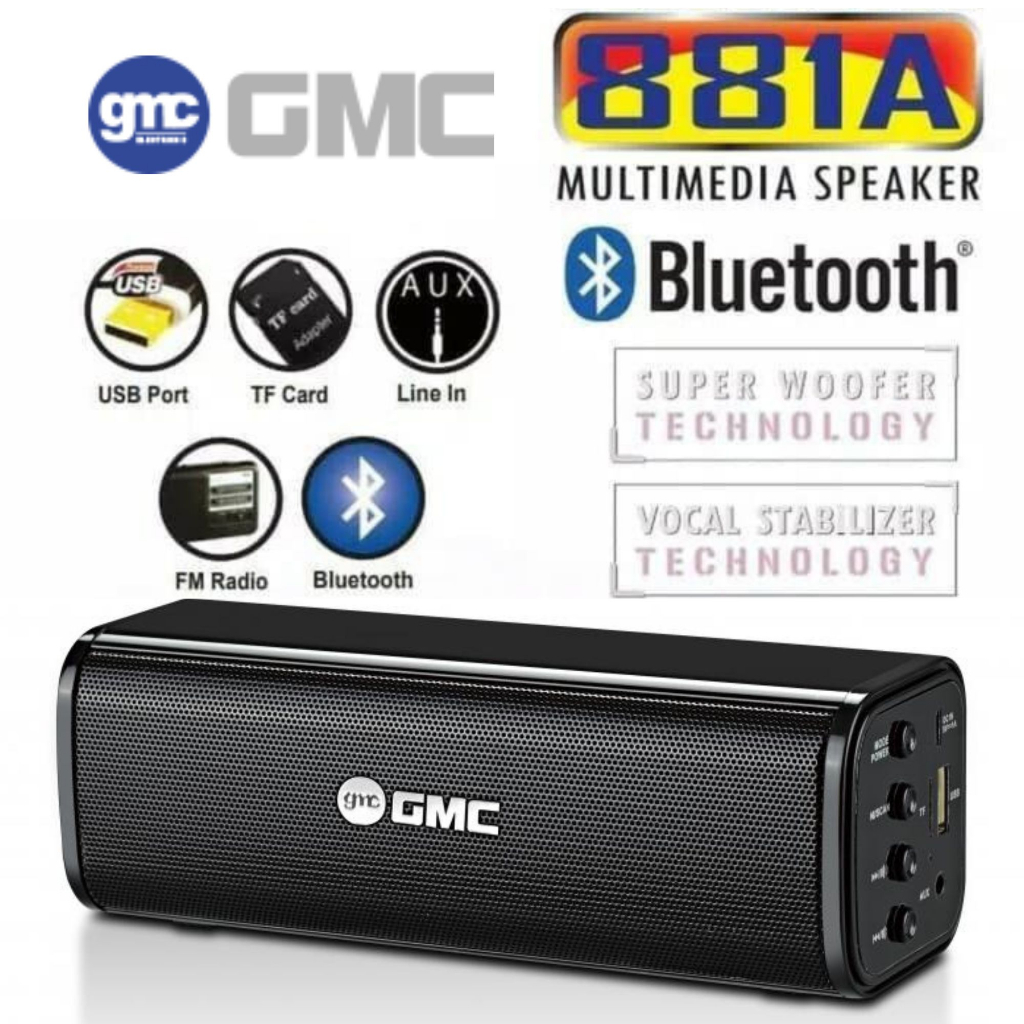 Jual Speaker Bluetooth Mini GMC 881A Speaker Portable USB Memory ...
