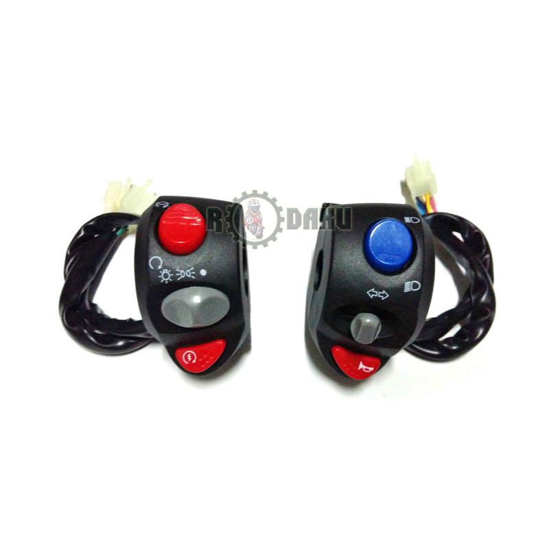 Jual Saklar DOMINO 1 Set Kanan Kiri Sakelar Motor Universal | Shopee ...