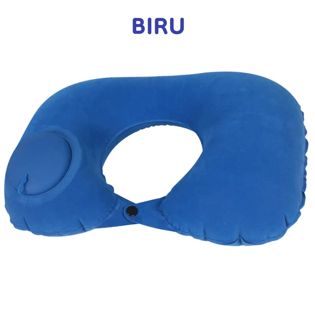 Jual Bantal Leher Angin Pompa Tekan Tiup PVC 46 x 28 CM Penahan ...