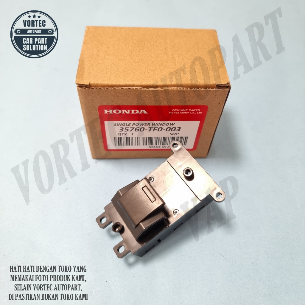 Jual Anak Saklar Switch Single Power Window Mobilio Brio Freed Original ...