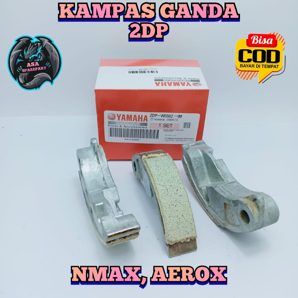 Jual Kampas Ganda 2DP Motor Yamaha Nmax 155 , Aerox 155 Kanvas Koplong ganda Otomatis Kualitas ...