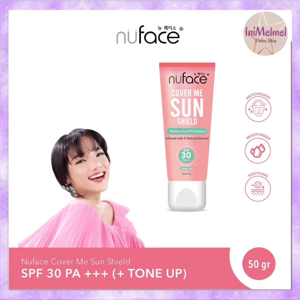 Jual Nuface Sunscreen Cover Me Sunshield SPF 30+Tone Up | Shopee Indonesia