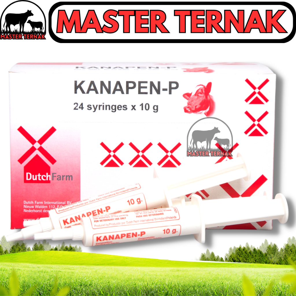 Jual KANAPEN P 10ml 1 DUS (24 pcs) - Obat Mastitis Kambing Sapi Fase ...