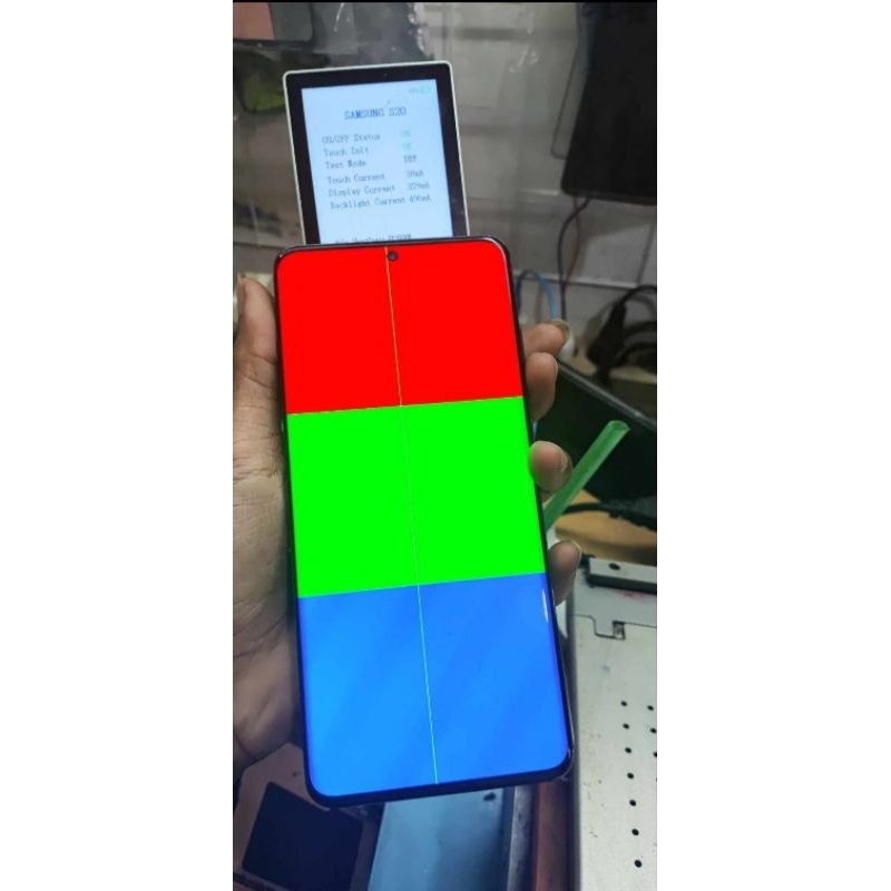 Jual lcd Samsung s20 ultra minus green line 1 helai lcd Samsung s20 ...