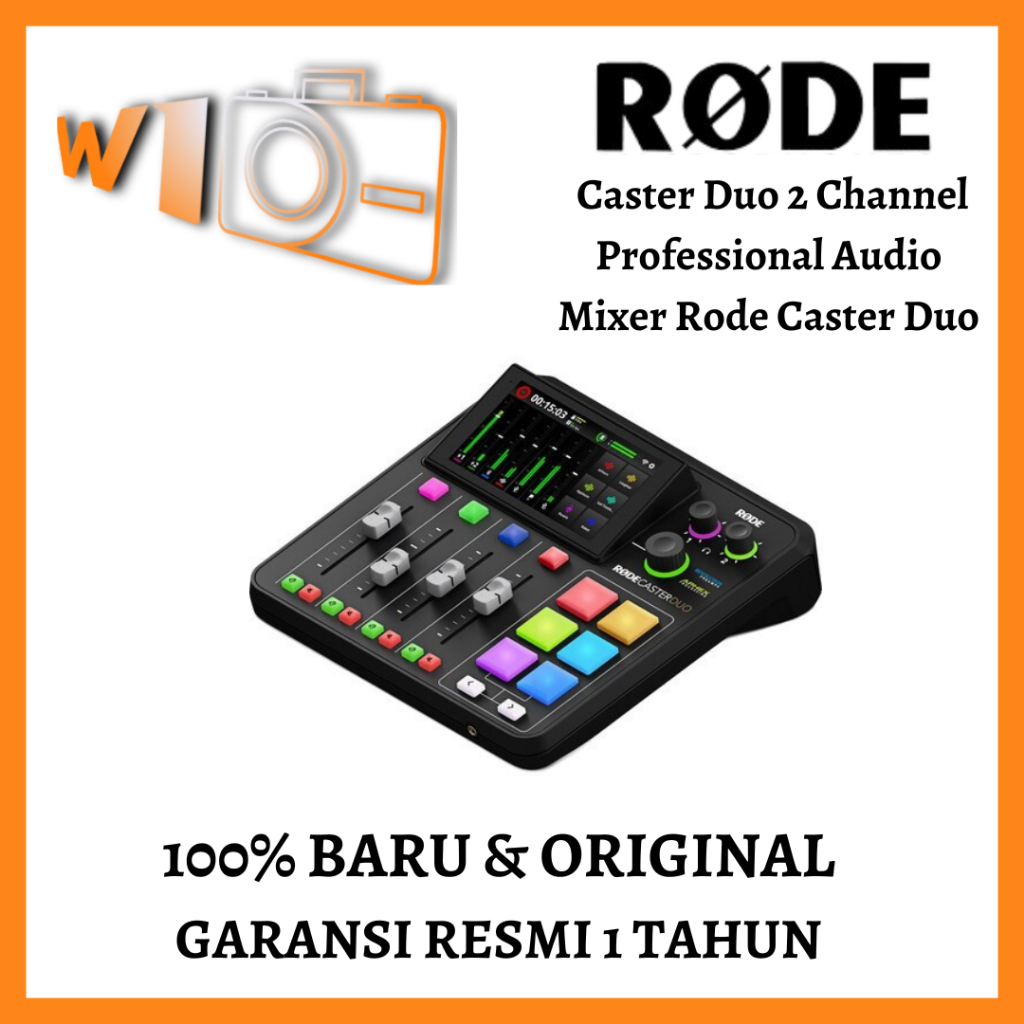 Jual Rode Caster Duo 2 Channel Professional Audio Mixer Rode Caster Duo | Shopee Indonesia