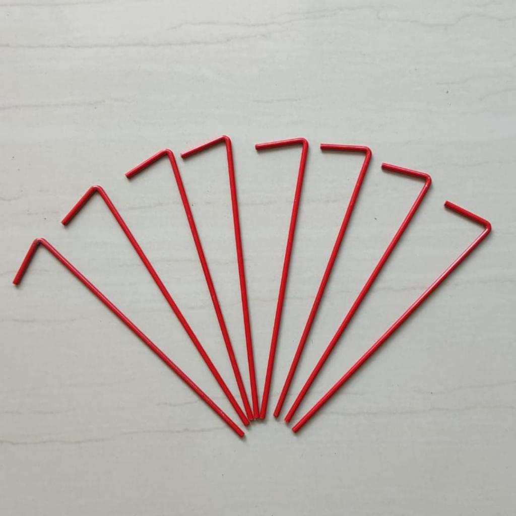 Jual Pasak Tenda Murah Tebal Stainless Steel 18Cm Besi Tenda camping ...