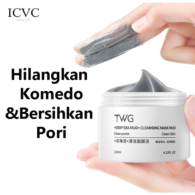 Jual Masker Komedo TWG Volcanic Mud Mask Lumpur Vulkanik Memutihkan ...