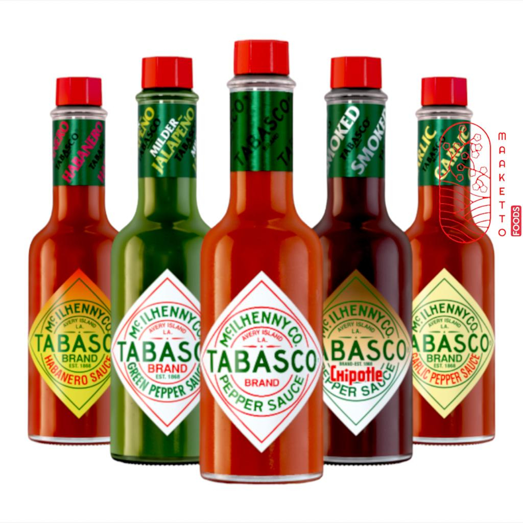 Jual Tabasco Red Pepper Sauce / Saus Tabasco Jalapeno Habanero Garlic ...