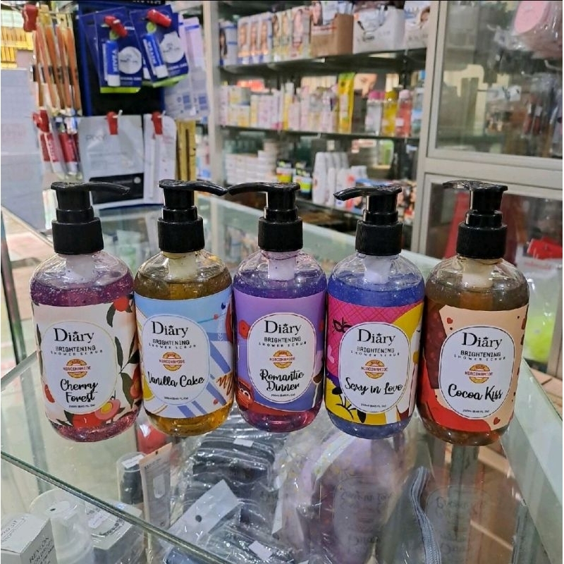 Jual DIARY BRIGHTENING SHOWER SCRUB | Shopee Indonesia