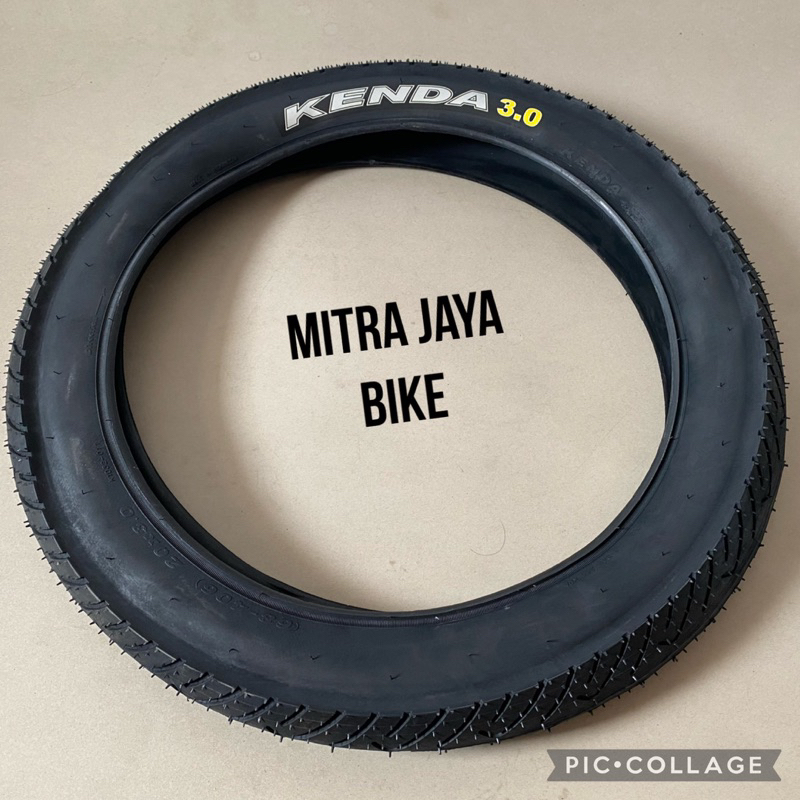 Jual Ban Luar Kenda 20 x 3.0 Ban Jumbo Black Nylon Ban Luar Sepeda BMX ...