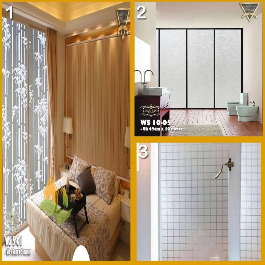 Jual Sticker Kaca Jendela Window Film Motif Bambu Bamboo dan Polos ...