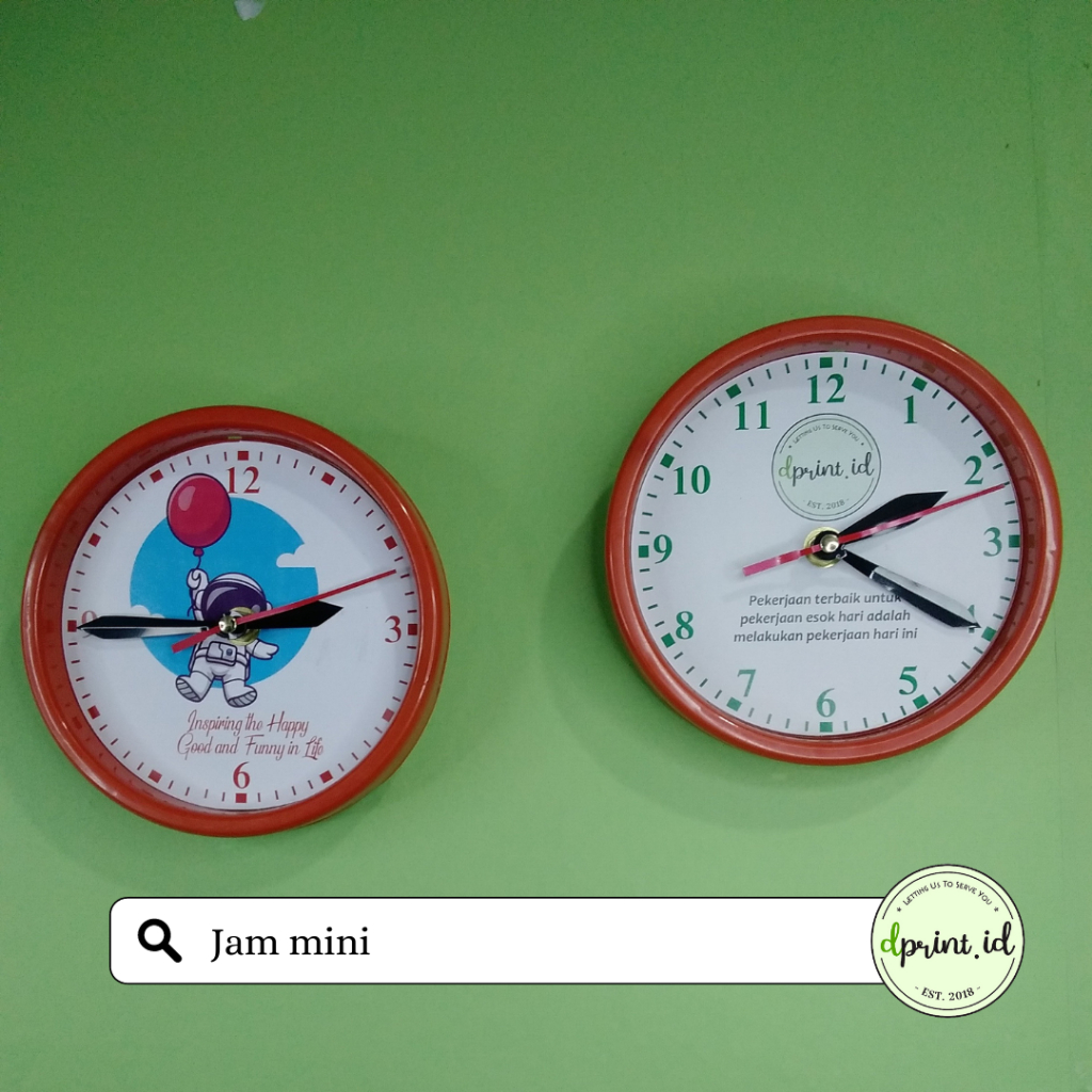 Jual Jam Dinding Mini Costume Diameter 15cm | Shopee Indonesia