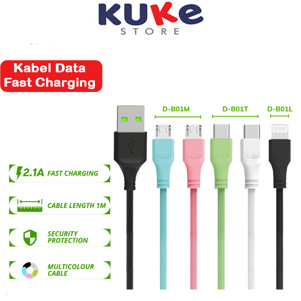 Jual KUKE Kabel Data Micro USB 100Cm - Cable Charger Casan Fast ...