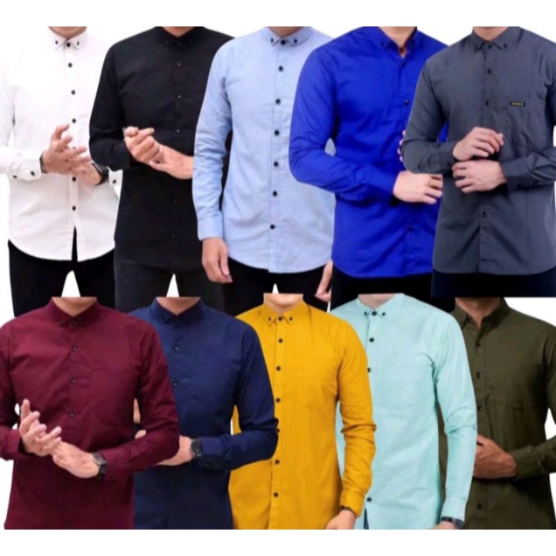 Jual Kemeja cowok / kemeja panjang cowok / kemeja pria / kemeja pria ...