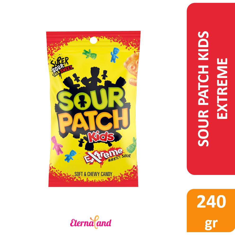 Jual Sour Patch Kids Bags Soft & Chewy 7.2 oz - permen sour patch impor ...