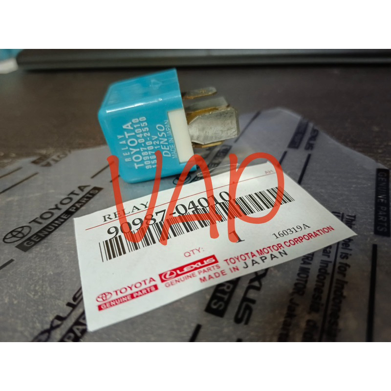Jual RELAY BIRU LAMPU 12V 5KAKI TOYOTA INNOVA AVANZA FORTUNER YARIS ...