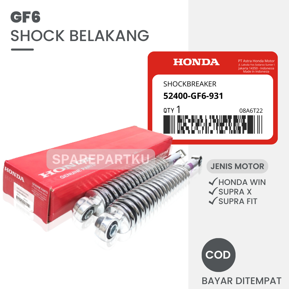 Jual GF6 SOKBREKER BELAKANG HONDA WIN 100 SUPRA X SUPRA FIT LAMA ...