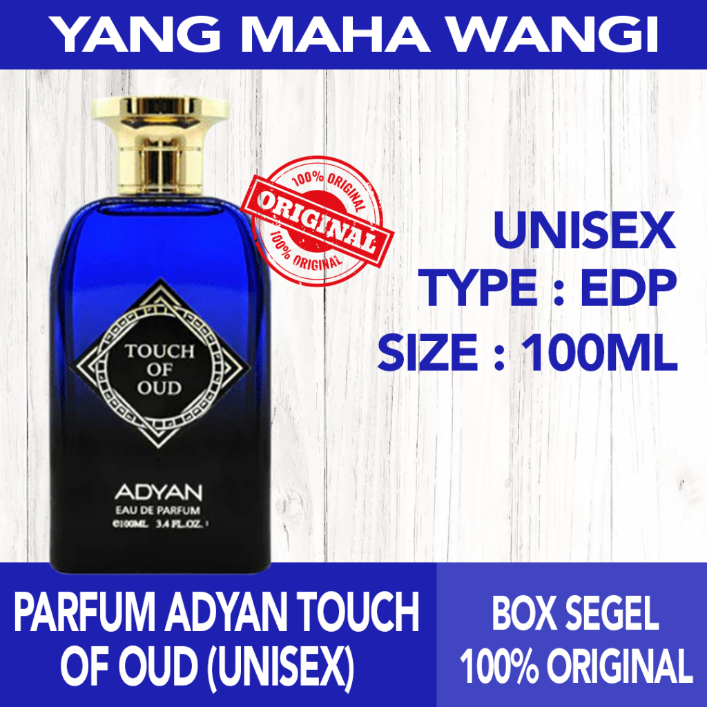 Jual PARFUM ORIGINAL ADYAN TOUCH OF OUD FOR WOMEN 100ML (BOX SEGEL ...