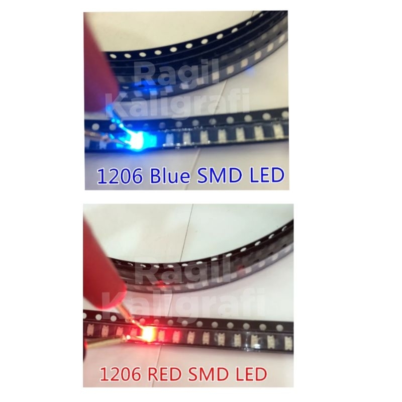 Jual LED SMD 1206 WARNA BIRU - LED SMD 1206 WARNA MERAH- LED SMD 1206 | Shopee Indonesia