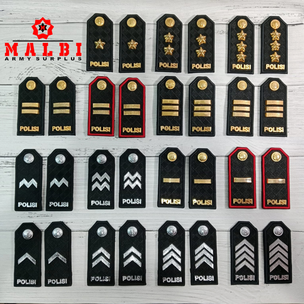 Jual Pangkat PDU High Quality LEGKAP BRIPDA BRIPTU BRIGADIR BRIPKA ...