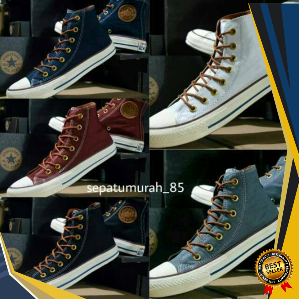Jual [ Grade Ori ] [INSOLE DIJAHIT] CONVERSE PREMIUM ALLSTAR HIGH GRAD ...