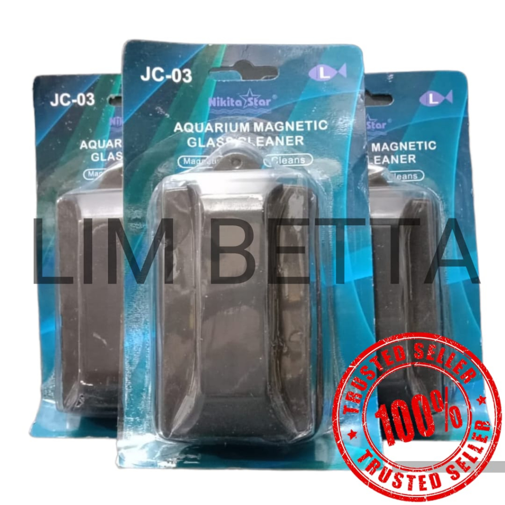 Jual JC-03 AQUARIUM MAGNETIC GLASS CLEANER / SIKAT MAGNET L | Shopee ...