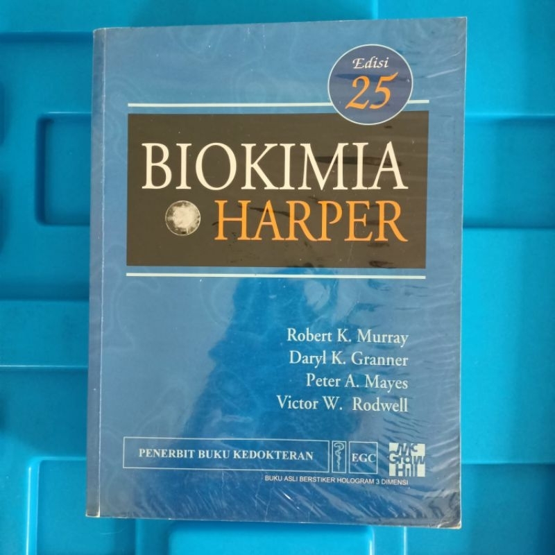 Jual Buku kedokteran Biokimia Harper edisi 25 EGC Robert K. Murray ...