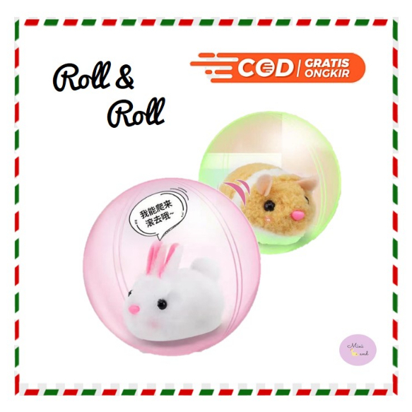 Jual Mainan Boneka Kelinci atau Hamster Bisa Berjalan Dalam Bola ...