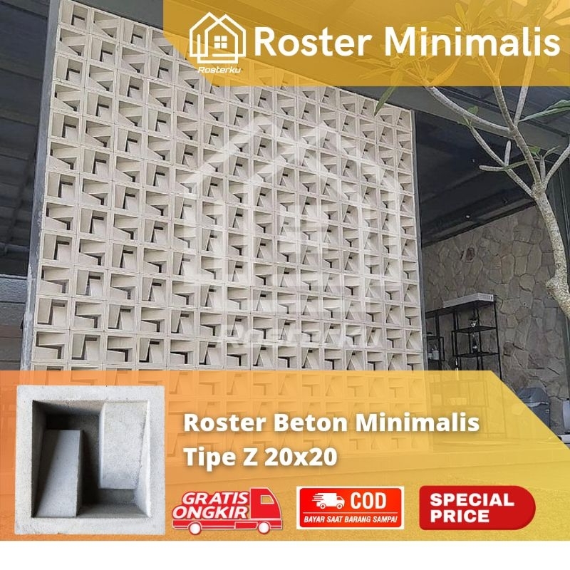 Jual Roster Beton Minimalis Tipe Z | Shopee Indonesia