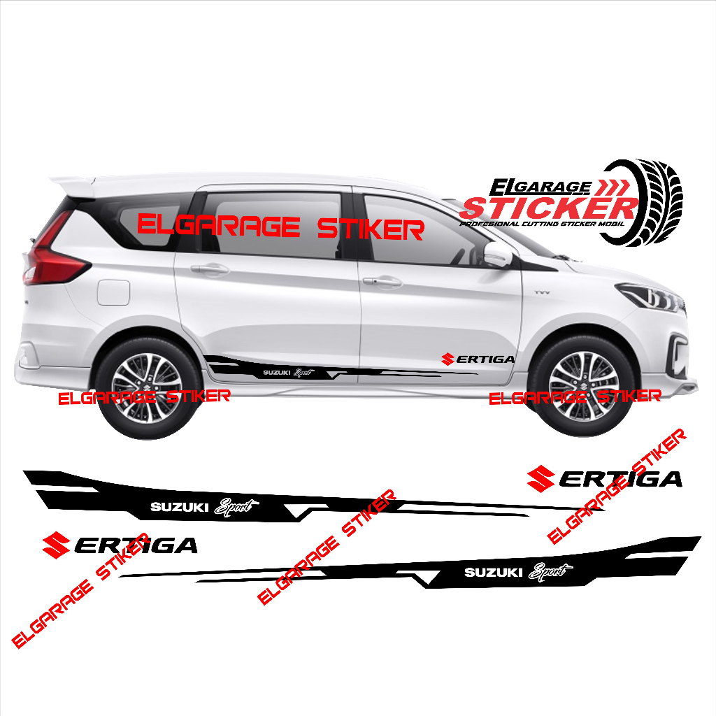 Jual Stiker mobil ertiga cutting stiker striping bodi ertiga stiker ...