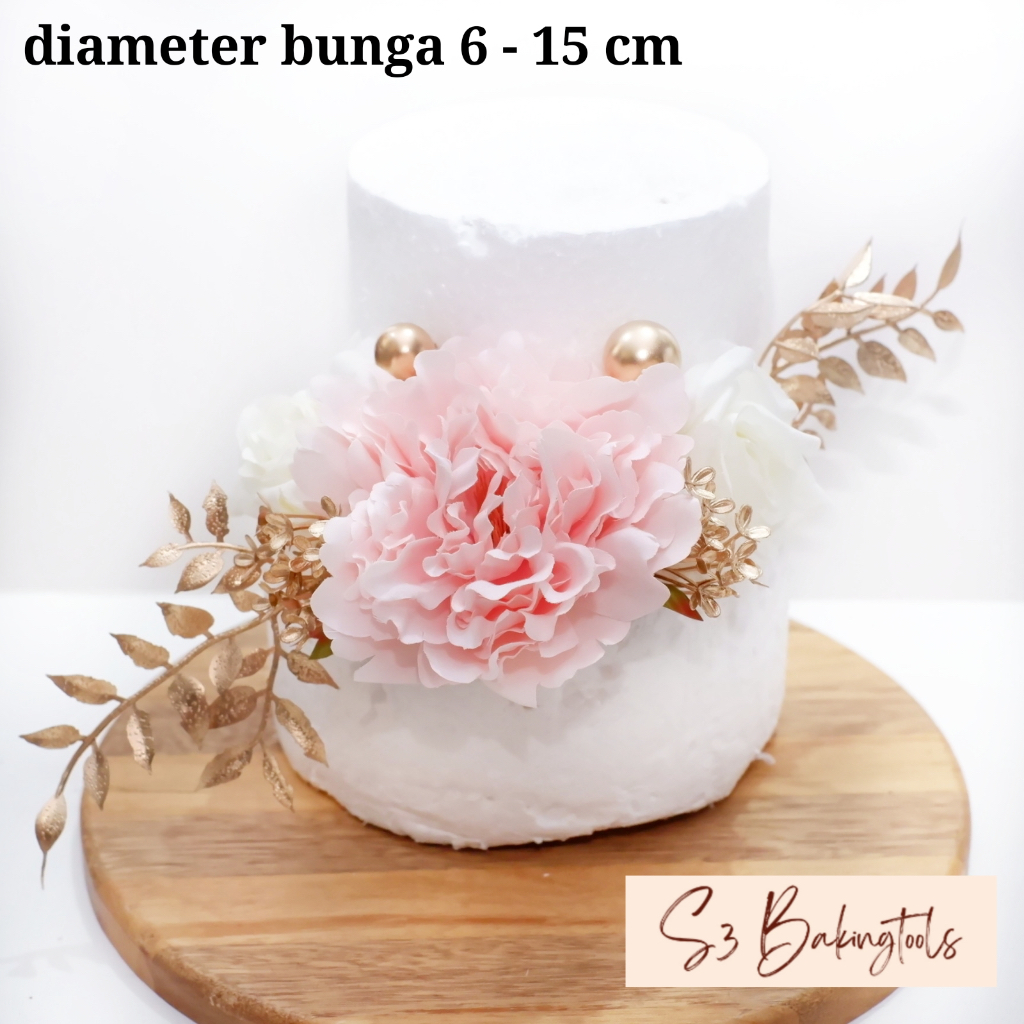 Jual Cake Topper hiasan kue peach gold hat set | Shopee Indonesia