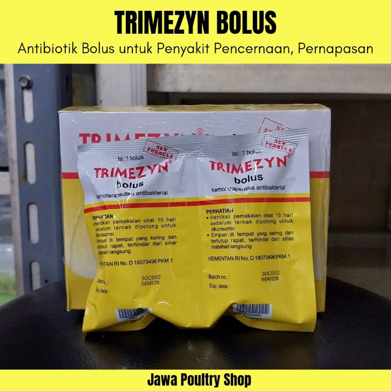 Jual TRIMEZYN BOLUS ORIGINAL - Obat Infeksi Saluran Pernapasan ...