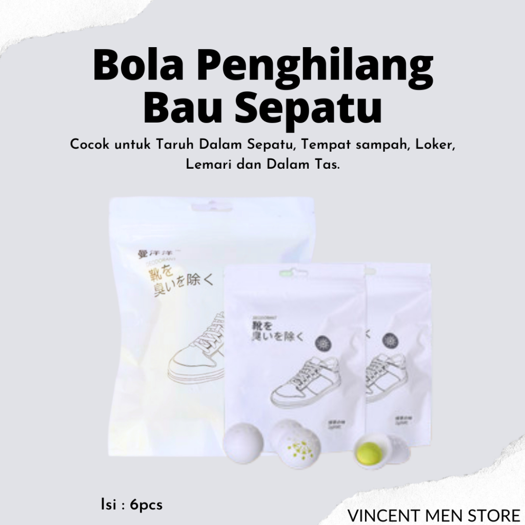 Jual DEODORIZER BALLS (Bola Penghilang Bau, Pengharum Sepatu, Kamper ...