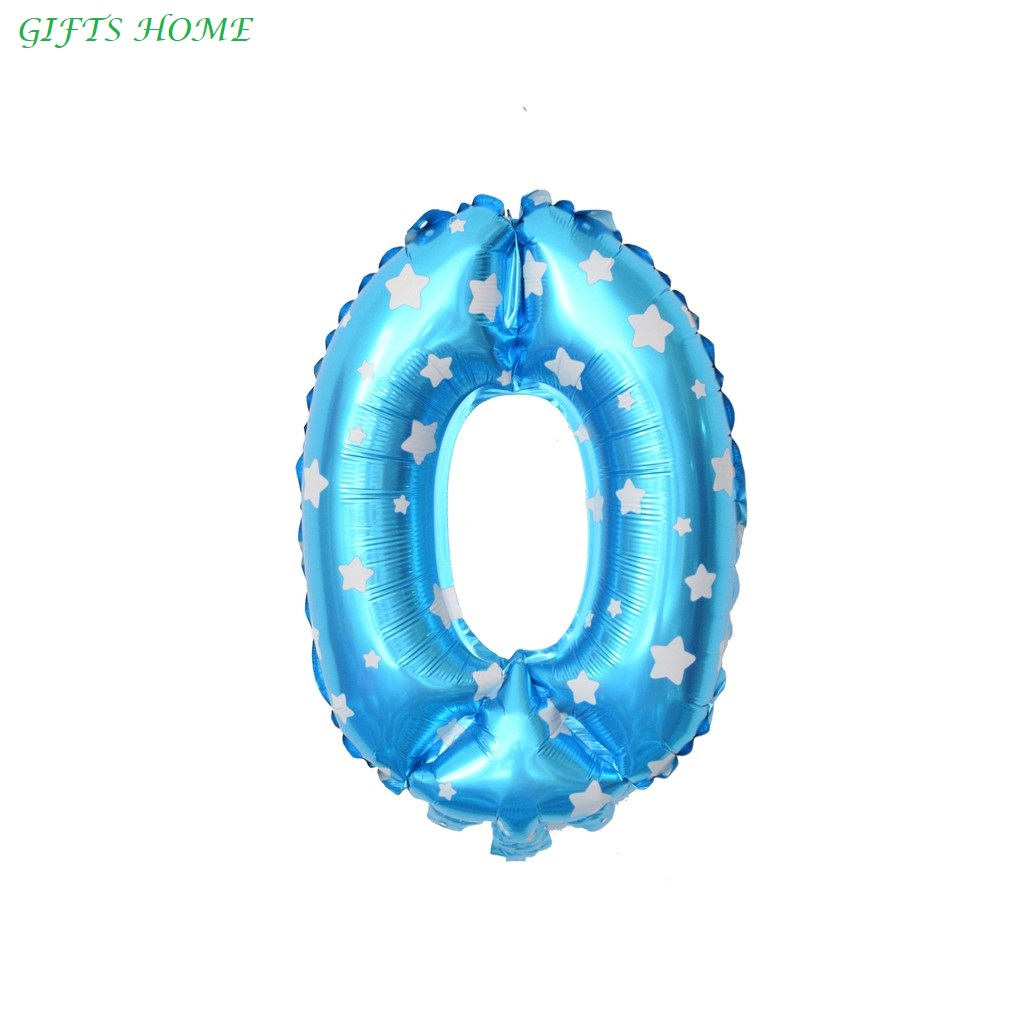 Jual Balon Foil Huruf Abjad Alphabet Biru 16 Inch 40cm A-Z Balon Foil ...