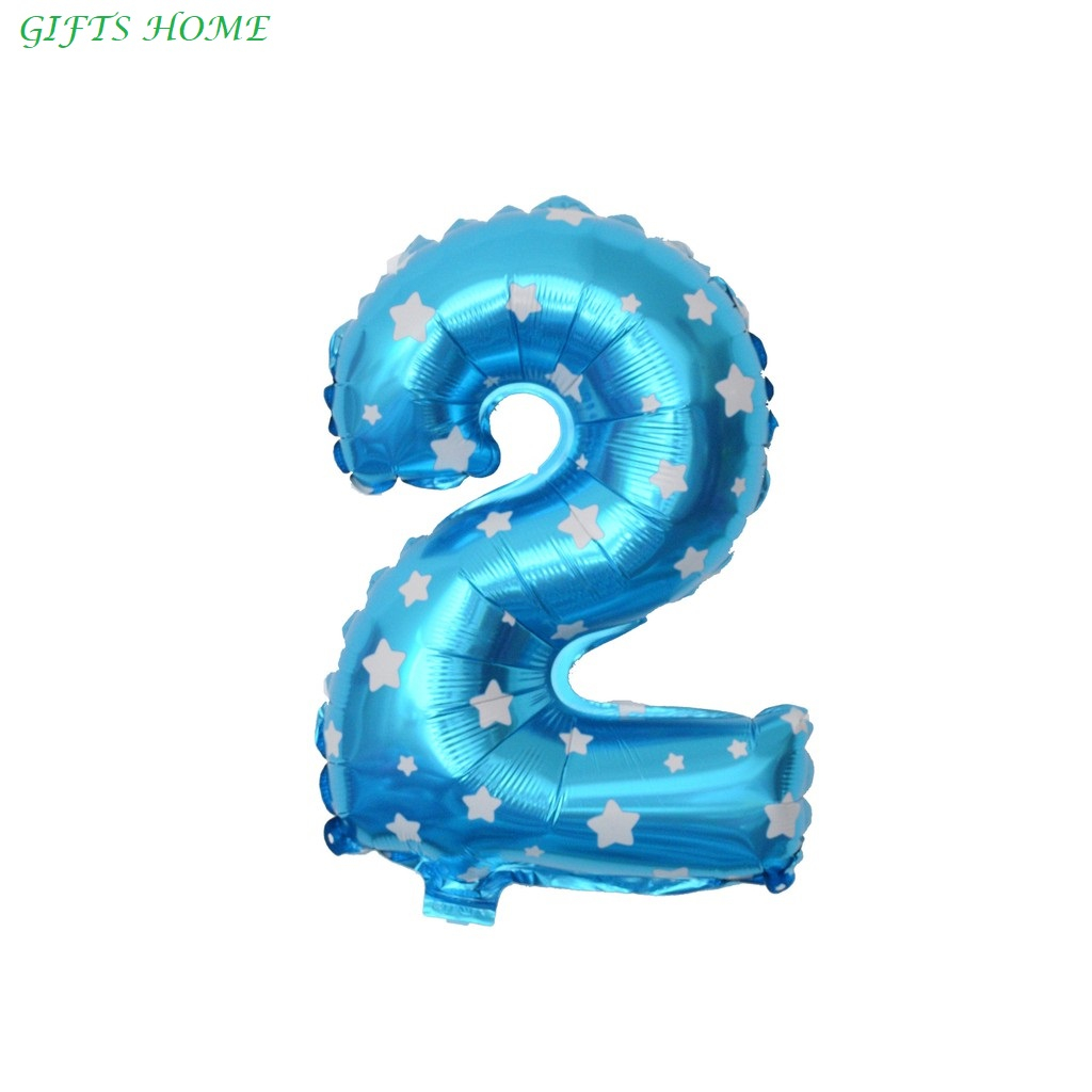 Jual Balon Foil Huruf Abjad Alphabet Biru 16 Inch 40cm A-Z Balon Foil ...