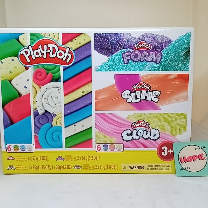 Jual Play-Doh Colors and Textures Variety Pack Original Hasbro | Shopee ...