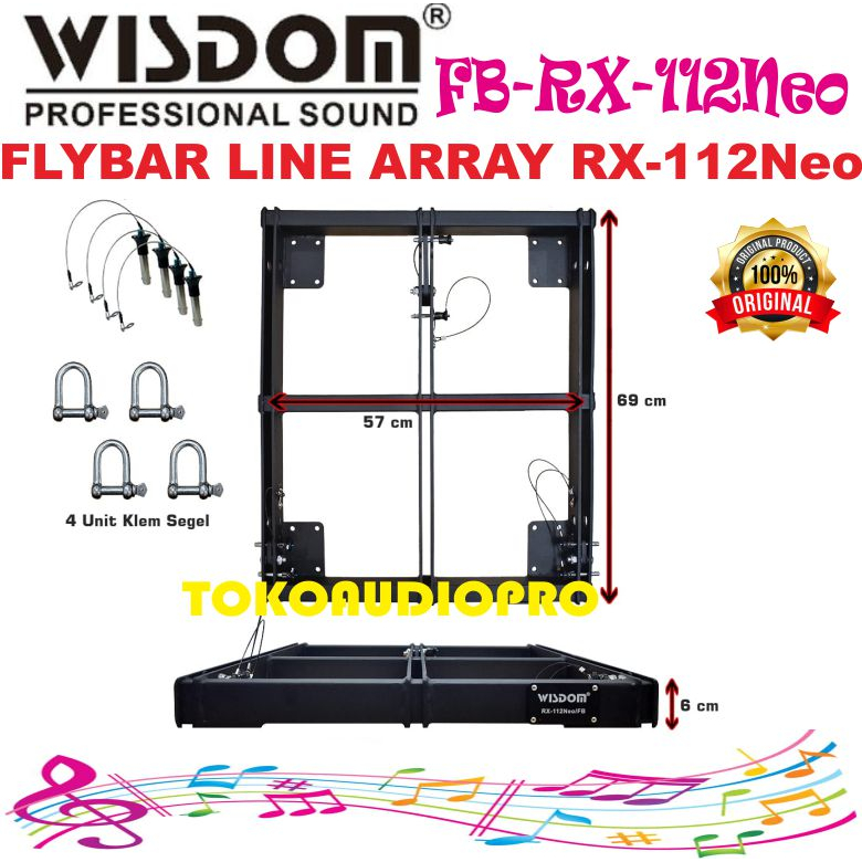 Jual Flying Bar Line Array Wisdom RX-112 Gantungan Line Array Wisdom ...