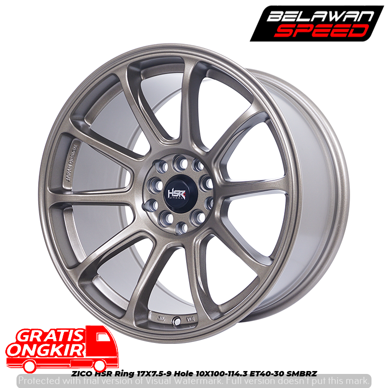 Jual PELEK MOBIL RACING VELG MODIFIKASI RING 17 HSR ZICO PCD 5X100/114,3 UNTUK ALTIS SIENTA NEW ...