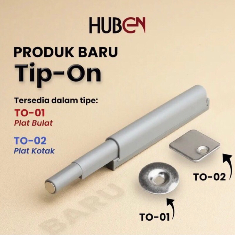 Jual Tip On Damper Karet Push To Open Catches Catch Damper Lemari Pintu ...