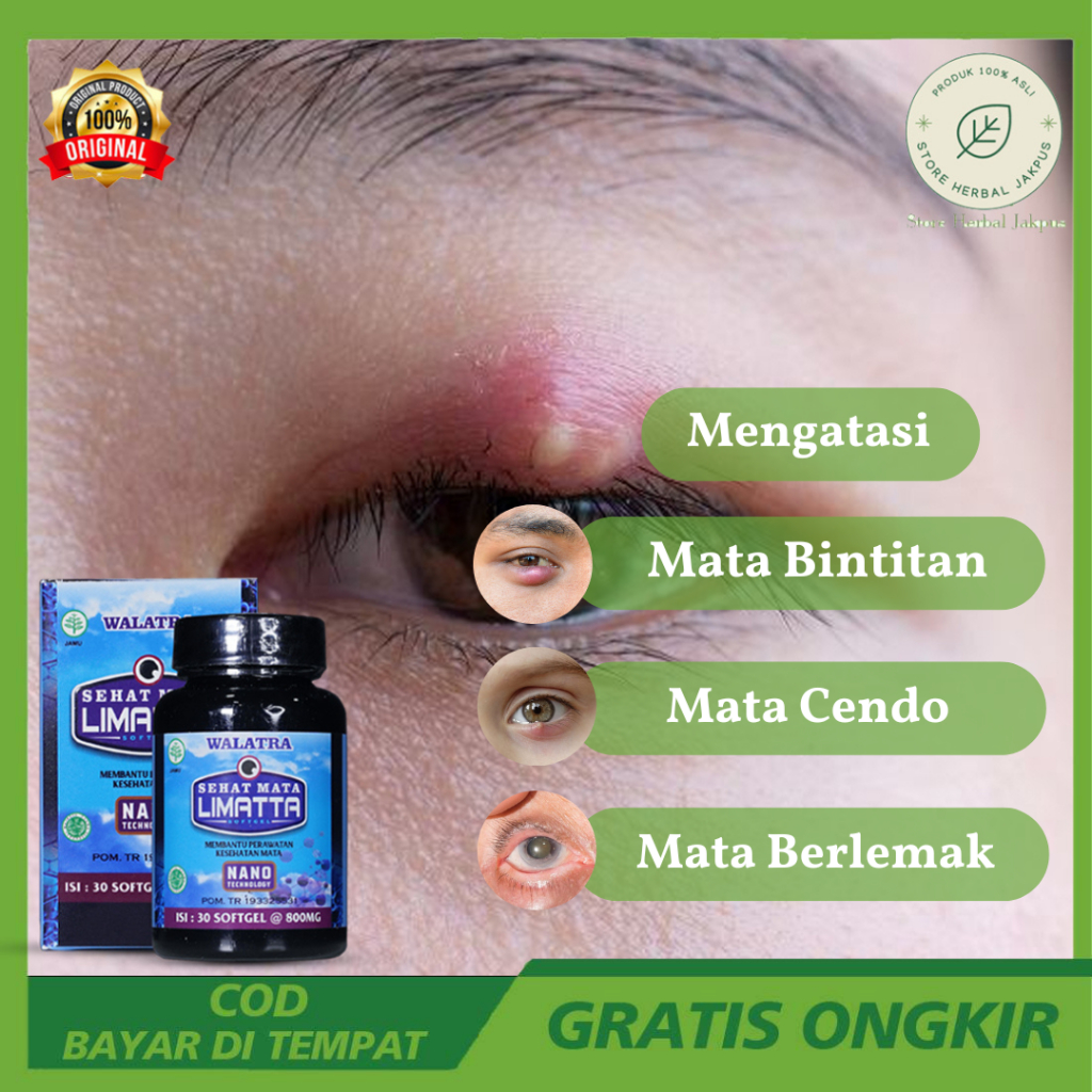 Jual Obat Mata Bintitan Cendo Bengkak Belekan - LIMATTA SEHAT MATA ASLI ...