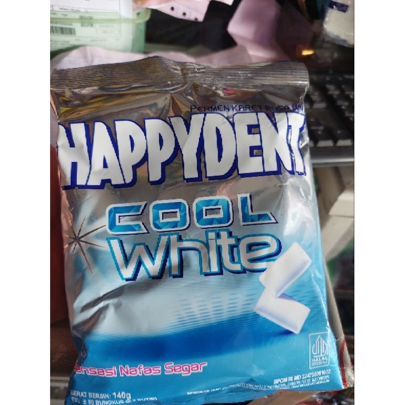 Jual HAPPYDENT COOL WHITE PERMEN ISI 50 PCS | Shopee Indonesia