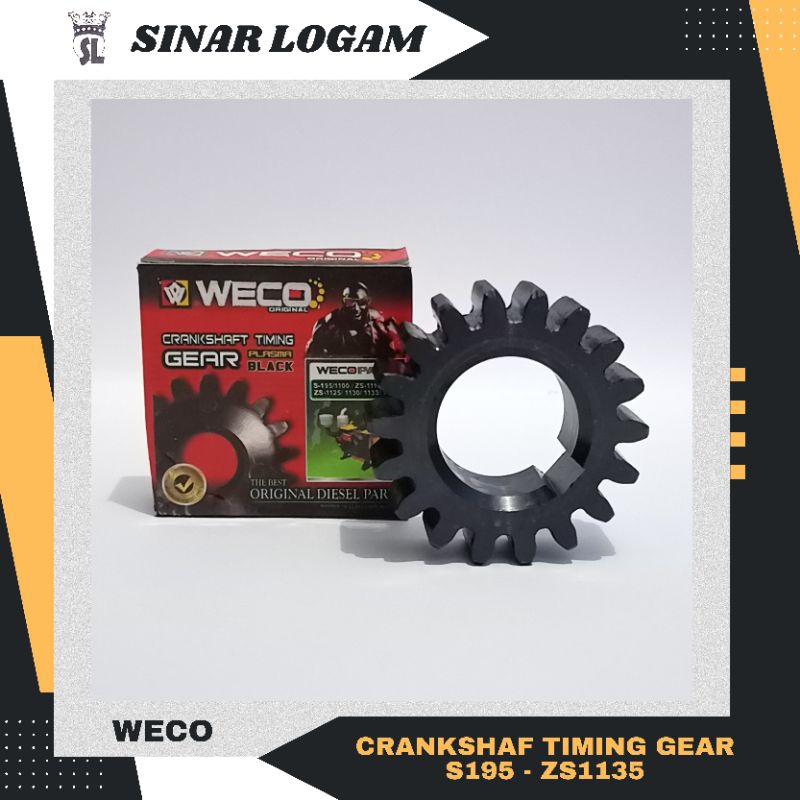 Jual Crankshaft Timing Gear WECO NP (S195,S1100,ZS1110,ZS1115,ZS1125 ...