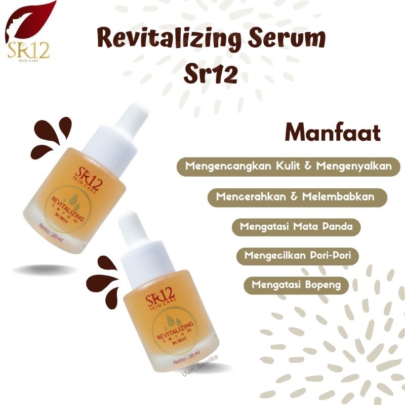 Jual Sr12 Skincare Serum Revitalizing Anti Penuaan Menghidrasi dan ...