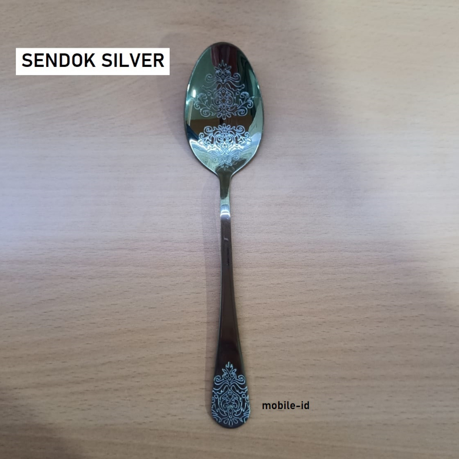 Jual Sendok Garpu Makan Staniless Steel Ukir/Motif Tebal Sendok Korea ...