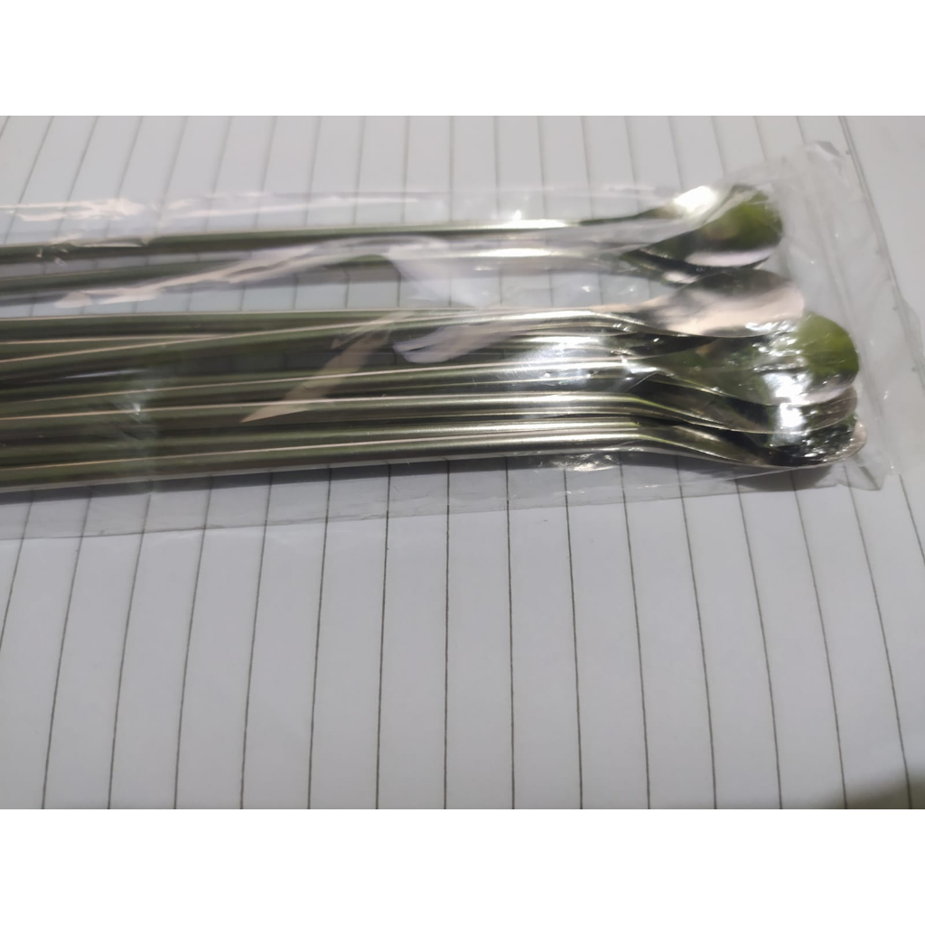 Jual SENDOK SPATULA STAINLESS 18 CM LABORATORIUM SPATEL SPOON 18CM LAB ...
