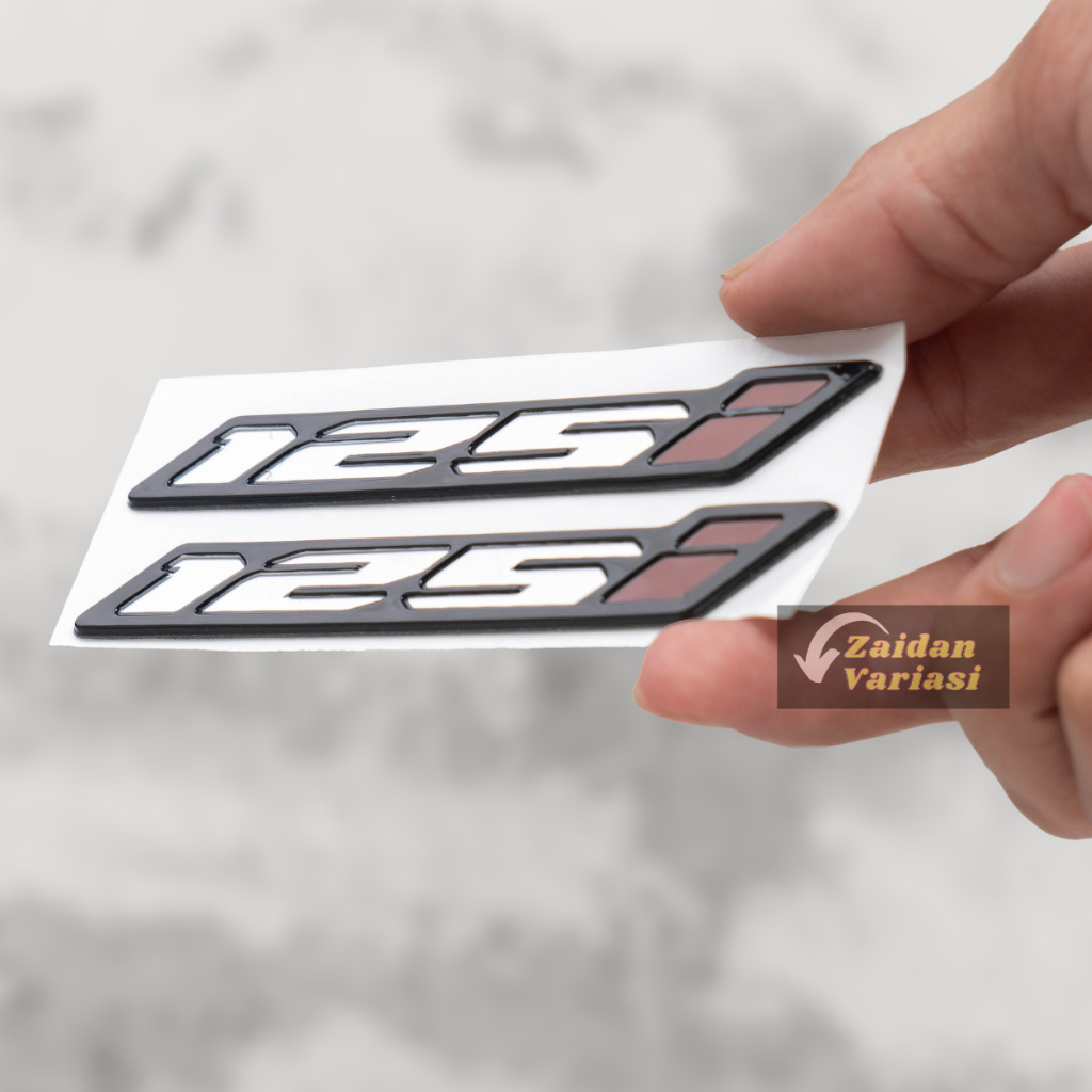 Jual Emblem 125i 150i Timbul Thailand 125 Logo Sticker Stiker Vario 150 ...