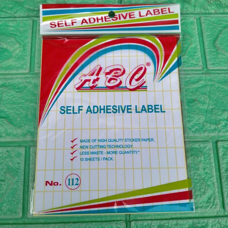 Jual 1 Pack Label Penanda Buku Lebel Kertas Untuk Harga Adhesive ...